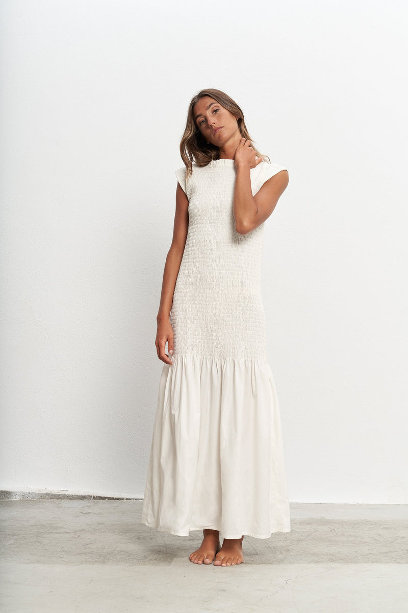 Zoé | EMMA WEISSES KLEID – TOKO-MODE