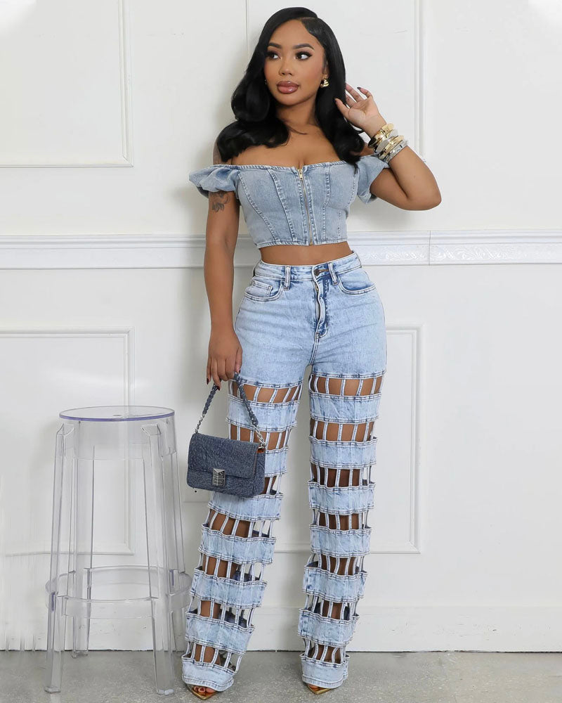 Molly | Tic Tac Toe Jeans – TOKO-MODE
